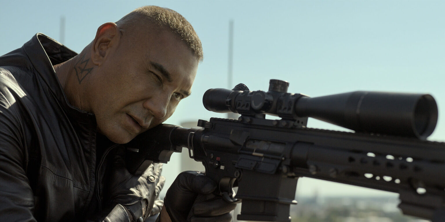 Dave Bautista in THE KILLER’S GAME. Courtesy of Lionsgate. – Kjam Media